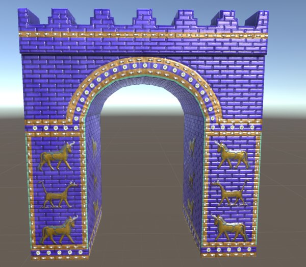 Modello 3D Porta di Ishtar - TurboSquid 1333935