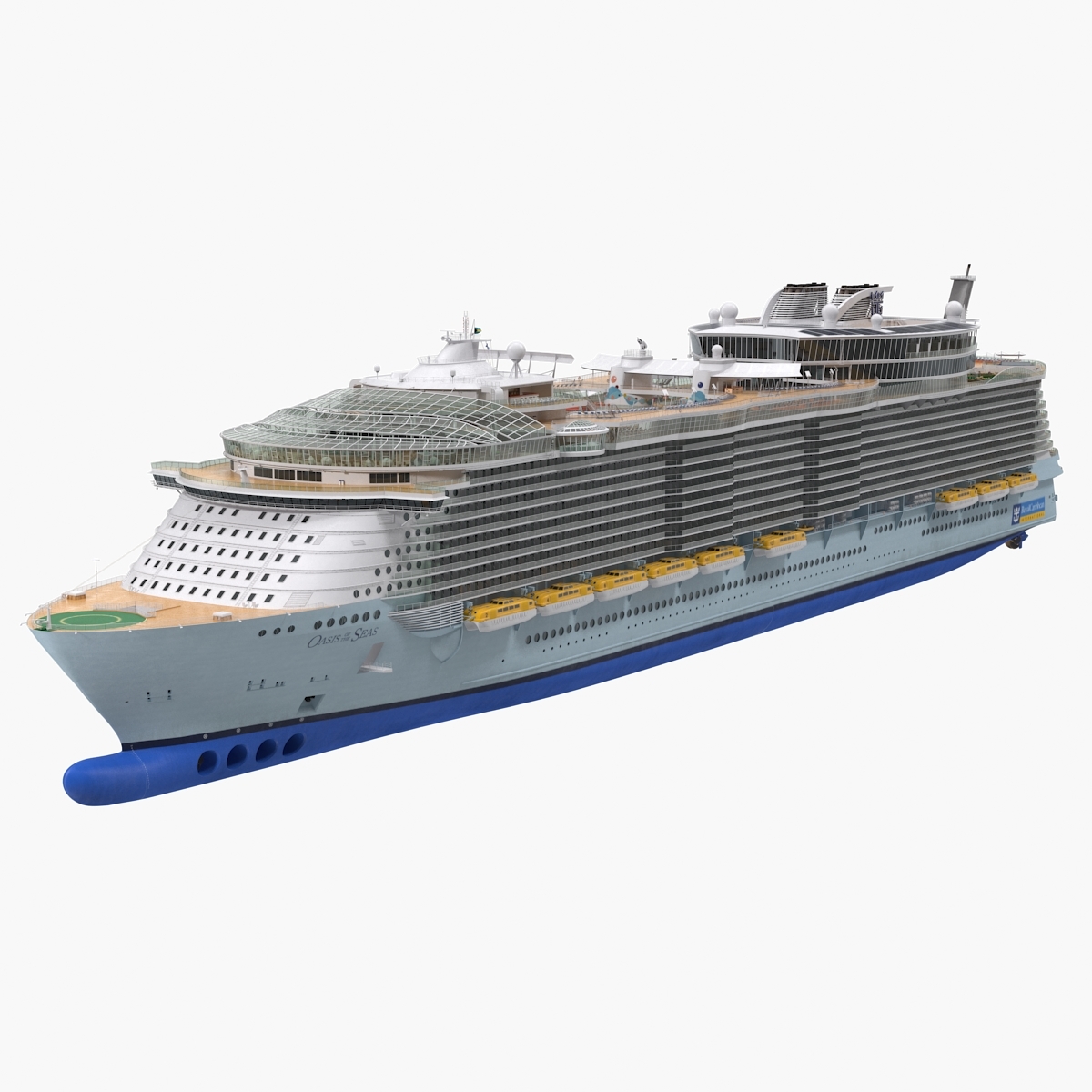 modelo 3d Crucero Oasis Class Oasis of The Seas - TurboSquid 1334040
