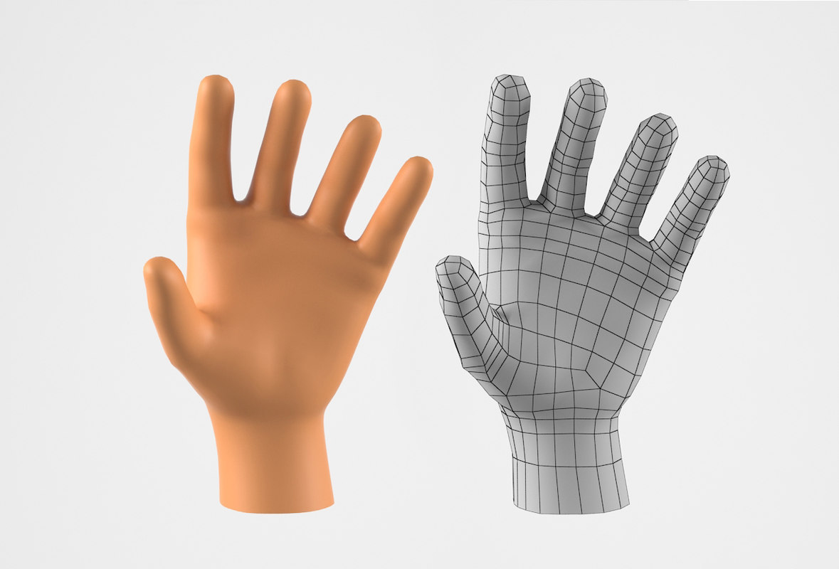 Realistic human hand 3D model - TurboSquid 1334294