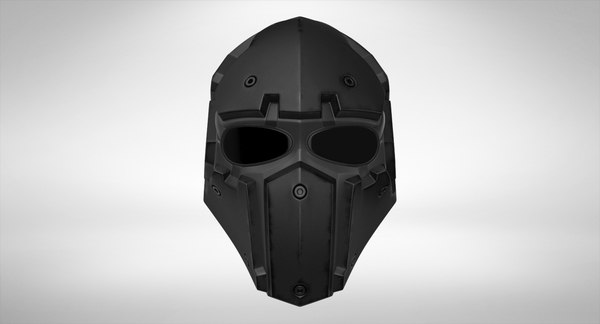 Kevlar tactical mask black 3D - TurboSquid 1334446