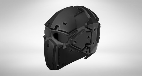 Kevlar tactical mask black 3D - TurboSquid 1334446