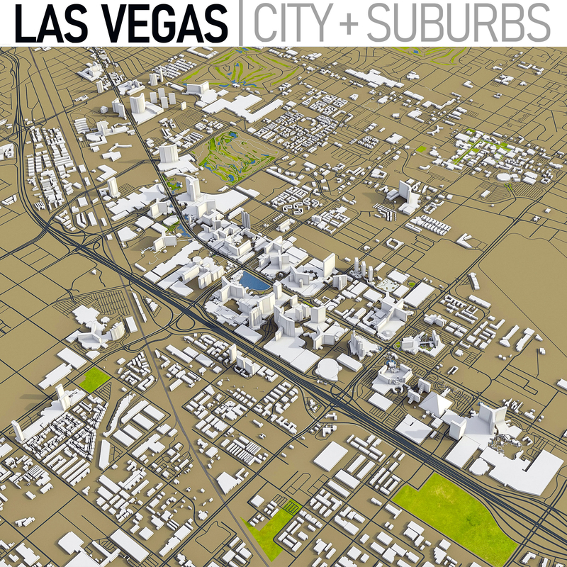 3D las vegas - TurboSquid 1334474