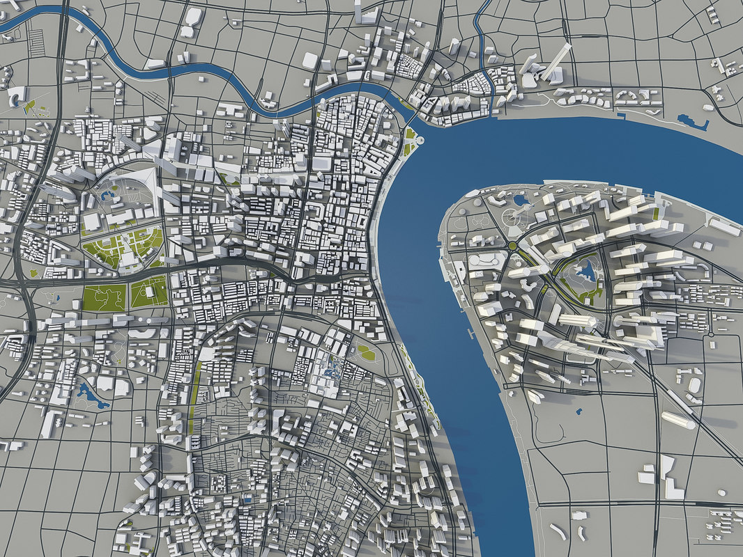 3D model shanghai urban planning - TurboSquid 1334518