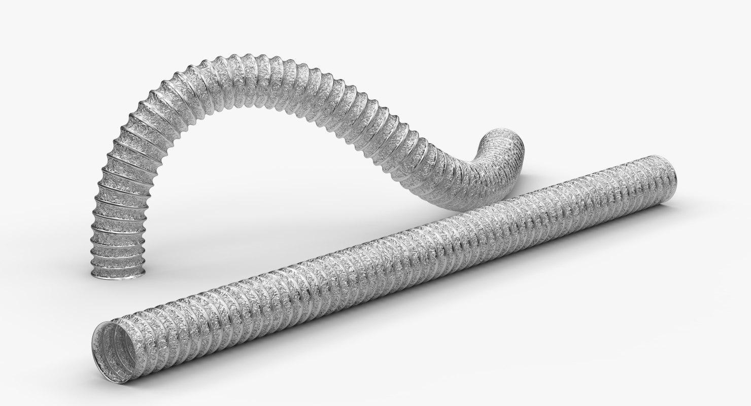 알루미늄 플렉시블 튜브 3D 모델 - TurboSquid 1334555