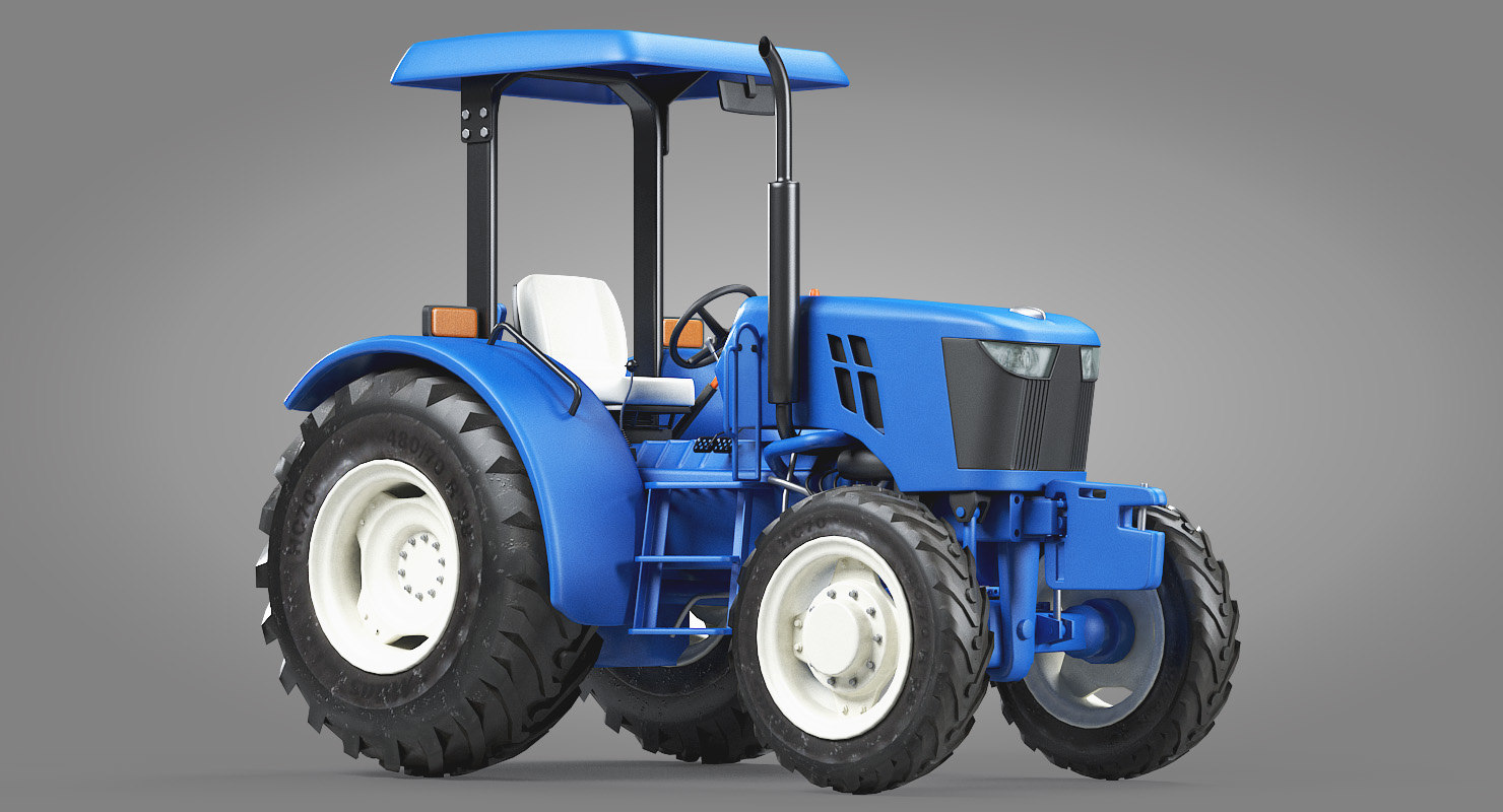 3D model utility compact tractor - TurboSquid 1334568