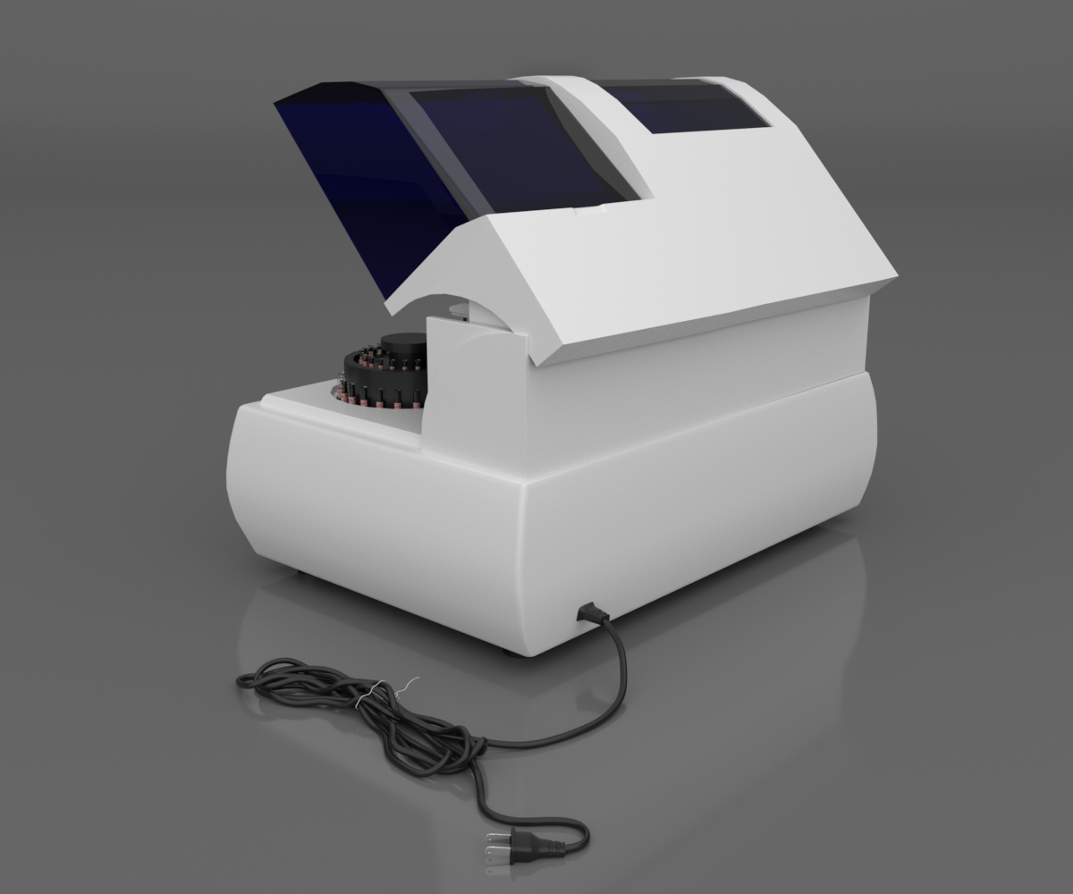 3D chemistry analyzer - TurboSquid 1334643