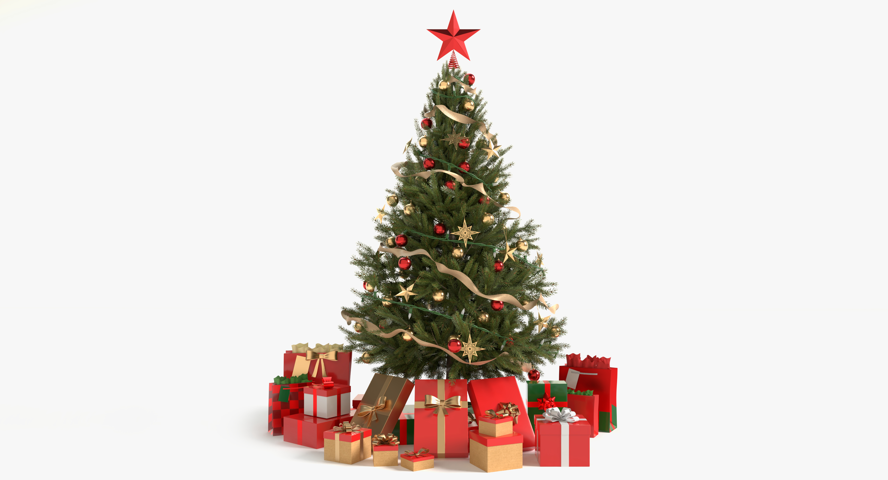 3D christmas tree model - TurboSquid 1334828