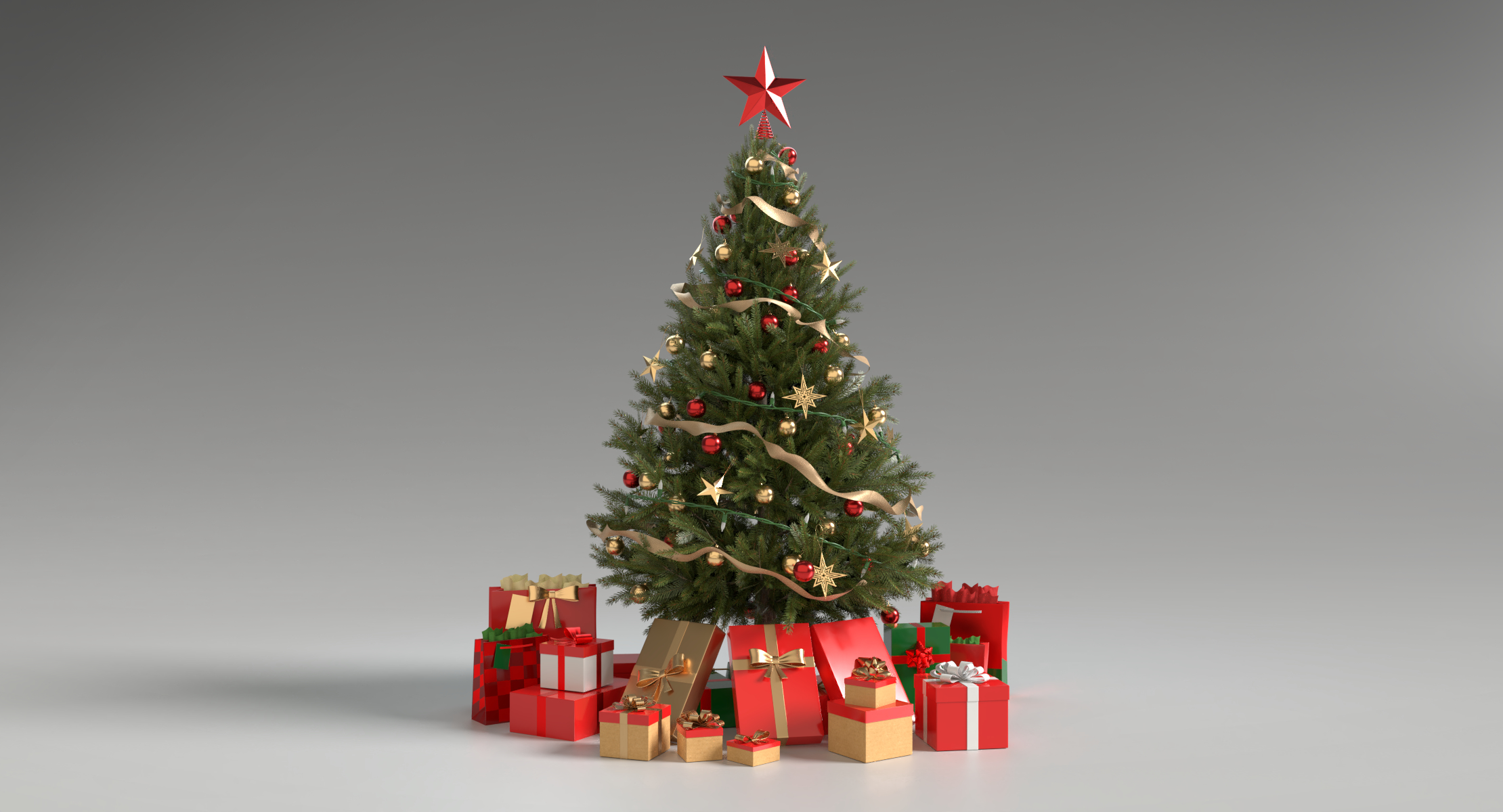 3D christmas tree model - TurboSquid 1334828