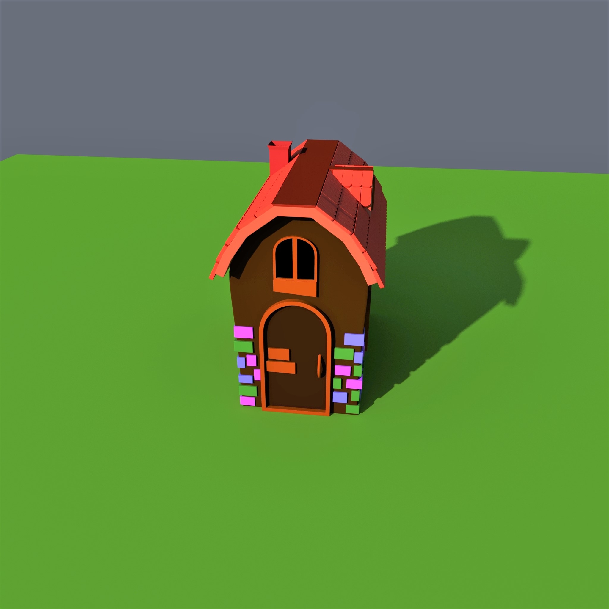 Cartoon house 3D model - TurboSquid 1334837