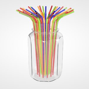 3D Straw Models | TurboSquid