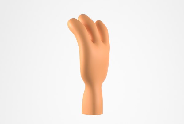 3D hands stylized cartoon character model - TurboSquid 1335167