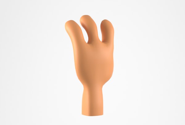 3D hands stylized cartoon character model - TurboSquid 1335167