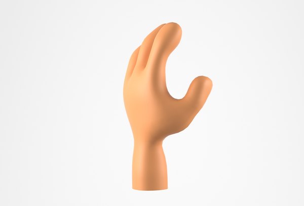 3D hands stylized cartoon character model - TurboSquid 1335167
