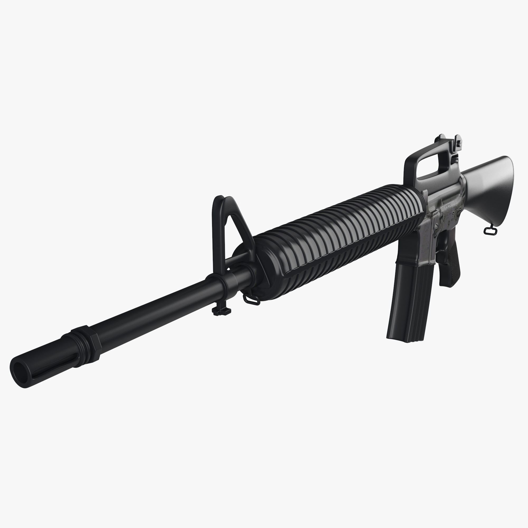 Colt M16A2 Kampfgewehr 3D-Modell - TurboSquid 1335213