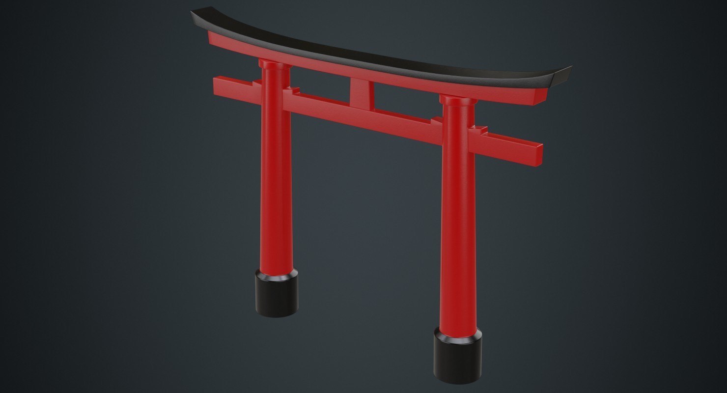 3D model torii gate 1a - TurboSquid 1335240