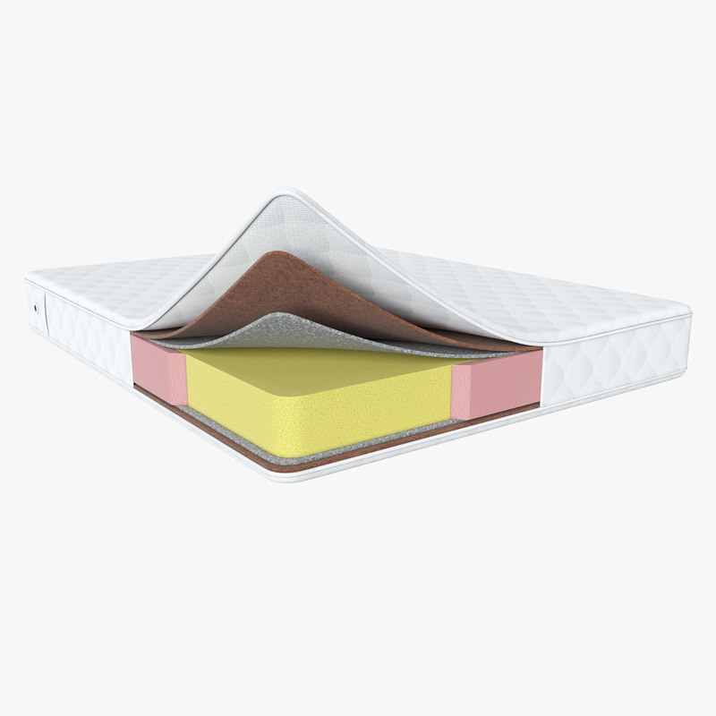 Layered mattress 3D model - TurboSquid 1335333