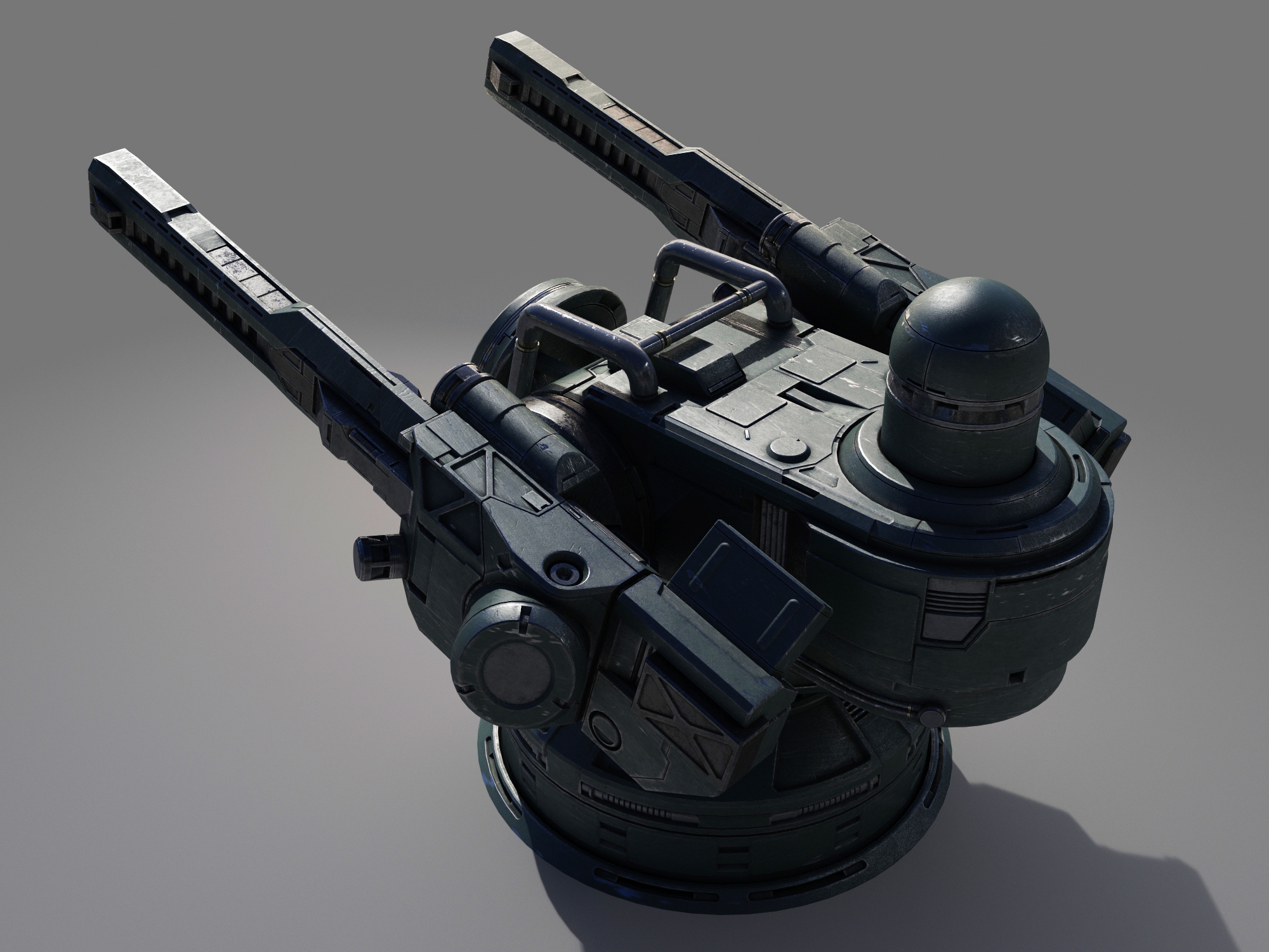 Turret sci-fi 3D model - TurboSquid 1335414