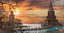 3D fantasy sunset tower model - TurboSquid 1335520