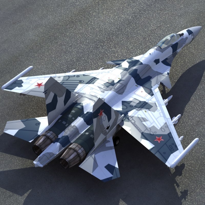 3d su35 flanker