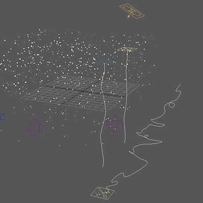 snow particle 3d model