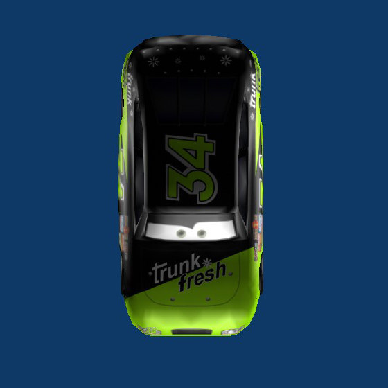 3d model trunk fresh