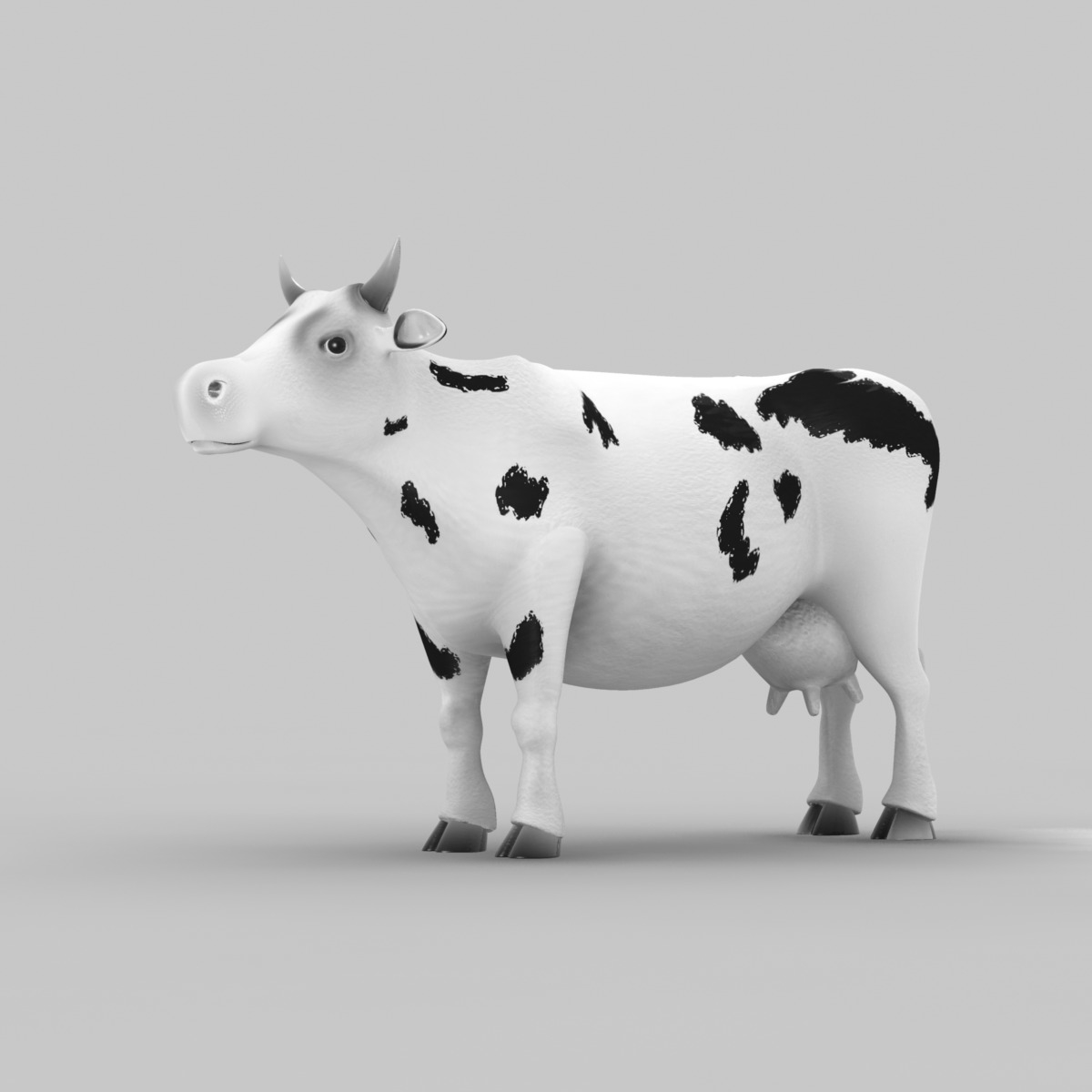 cow animation 3d 3ds