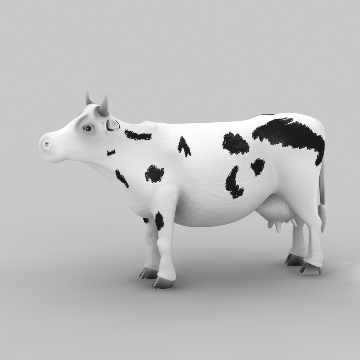 cow animation 3d 3ds