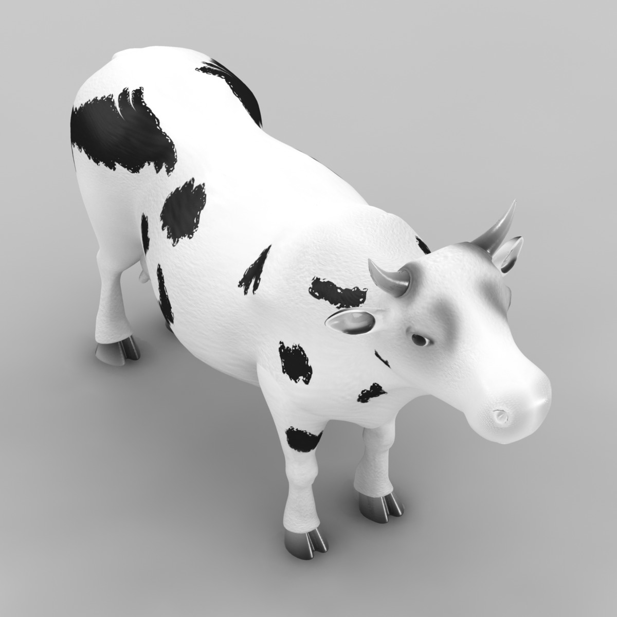 cow animation 3d 3ds