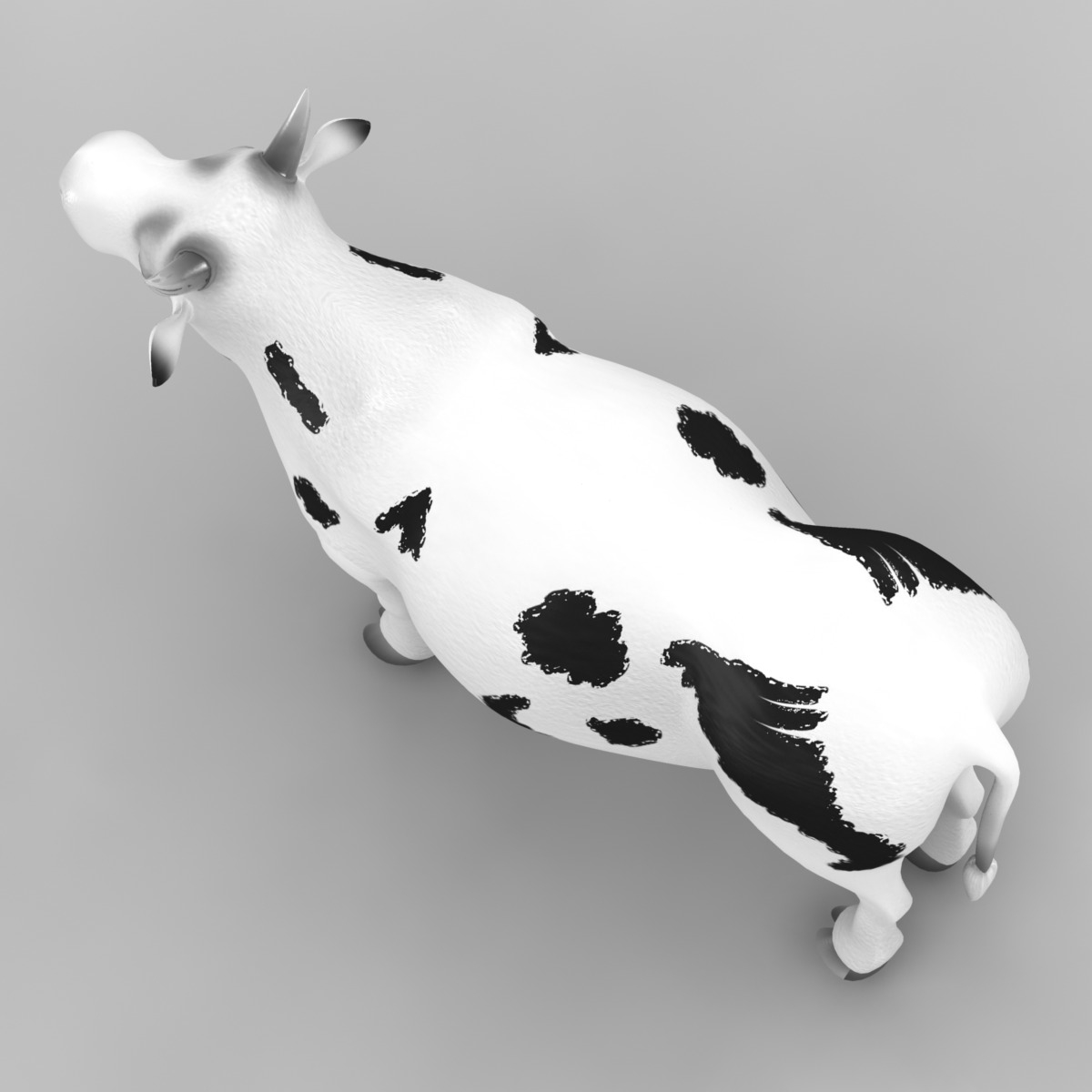 cow animation 3d 3ds