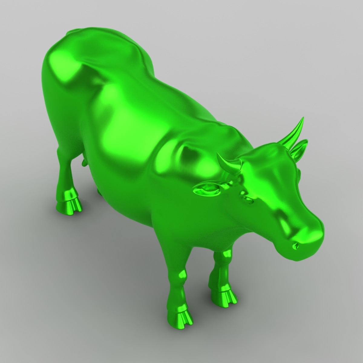 cow animation 3d 3ds