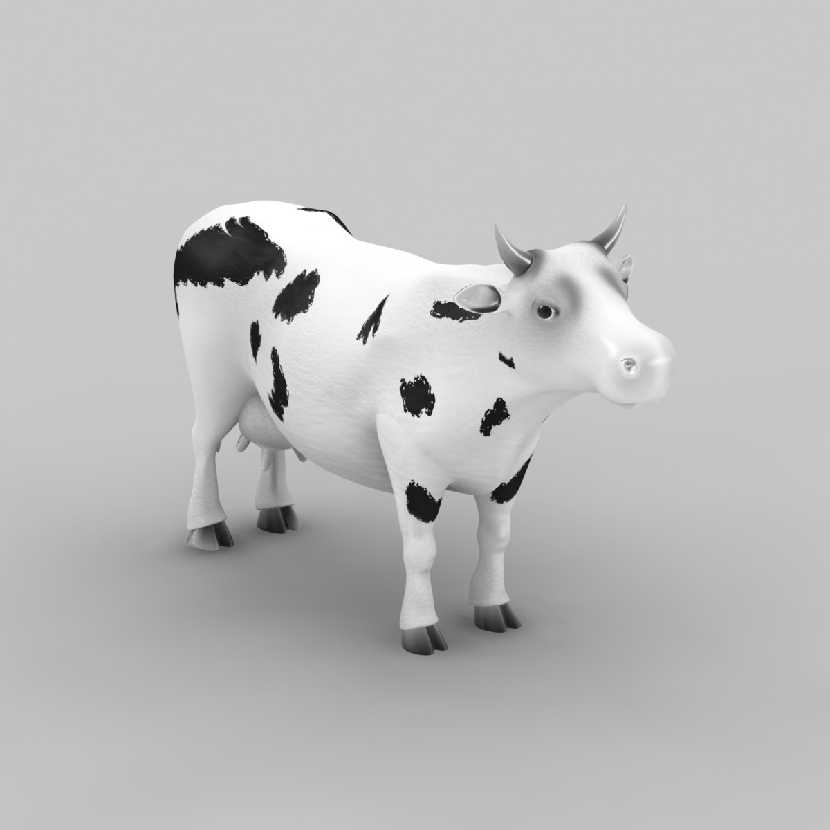 cow animation 3d 3ds