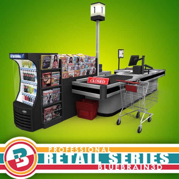 3D Cashier Models | TurboSquid