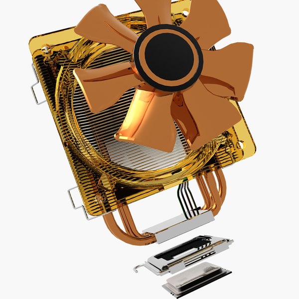 3d model cooler cpu