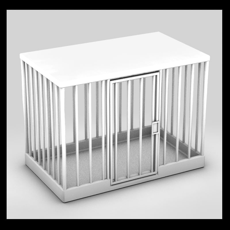 3d animal cage