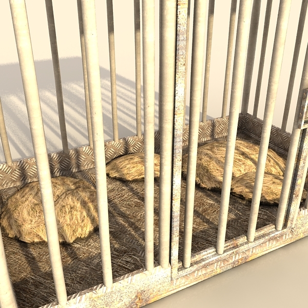 3ds max animal cage