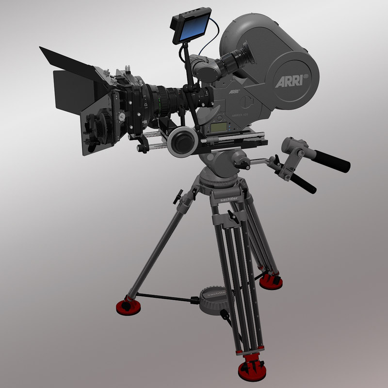 arriflex 435 sachtler film camera 3d max