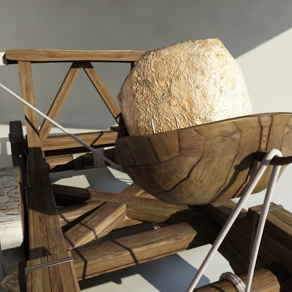 3d catapult model