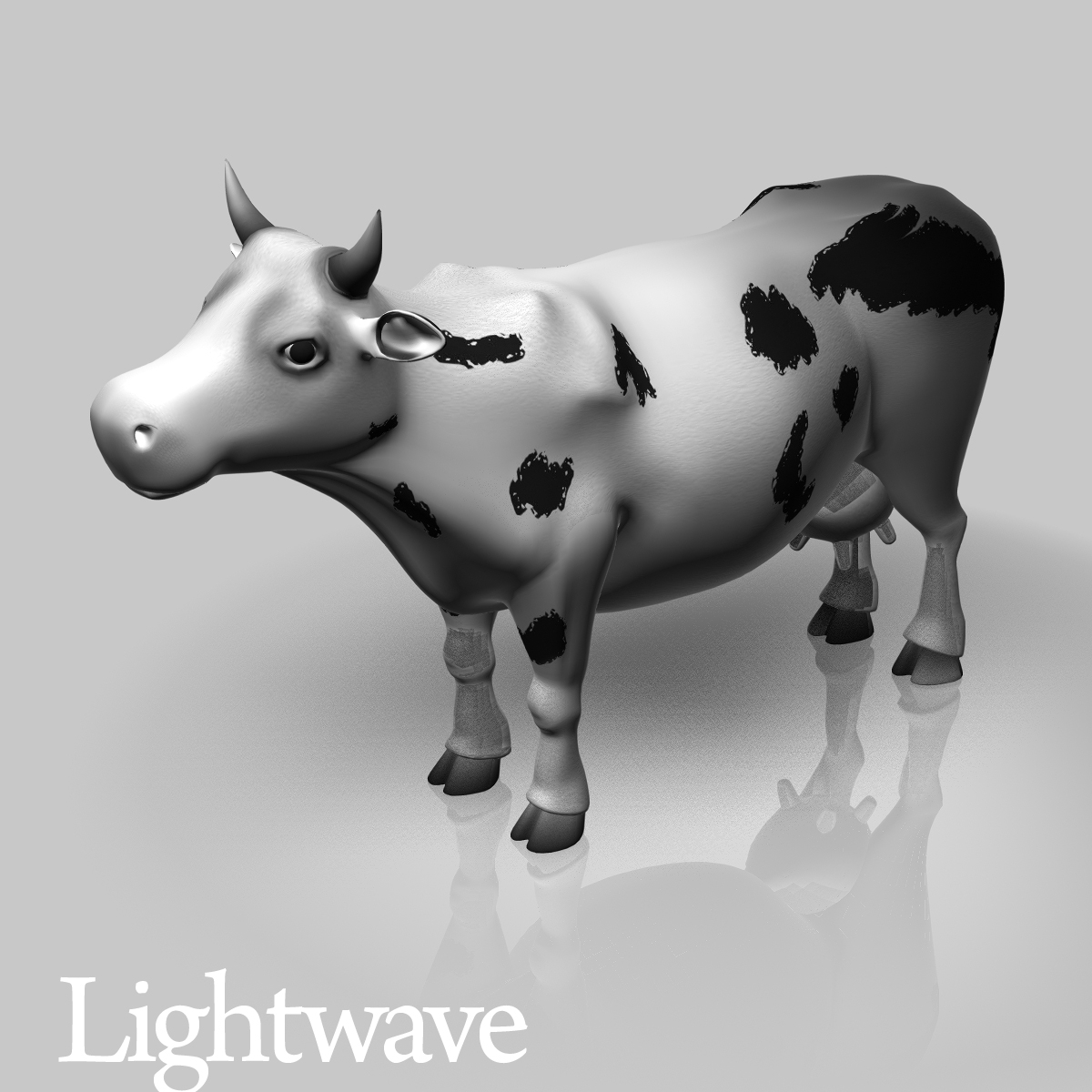 cow animation 3d 3ds