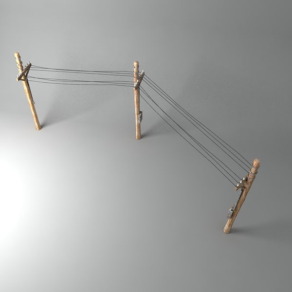 3d power line model