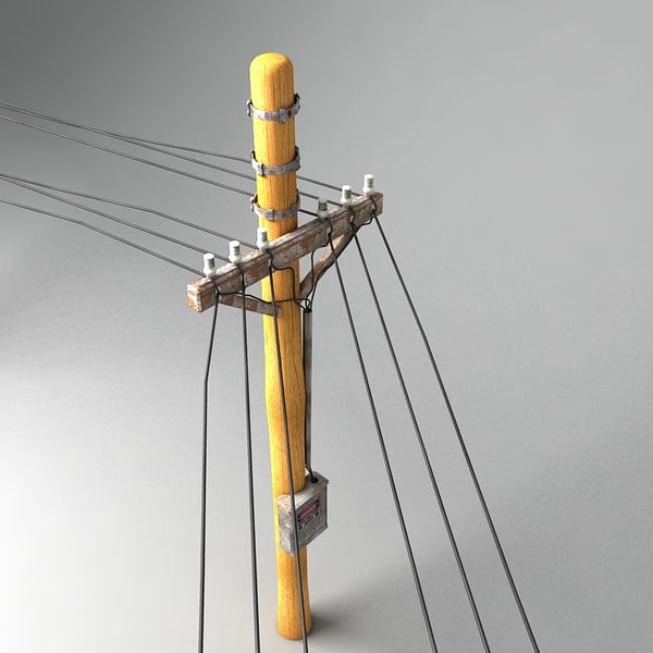 3d power line model