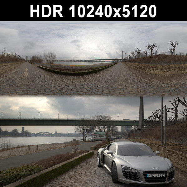 Texture hdr road hdri