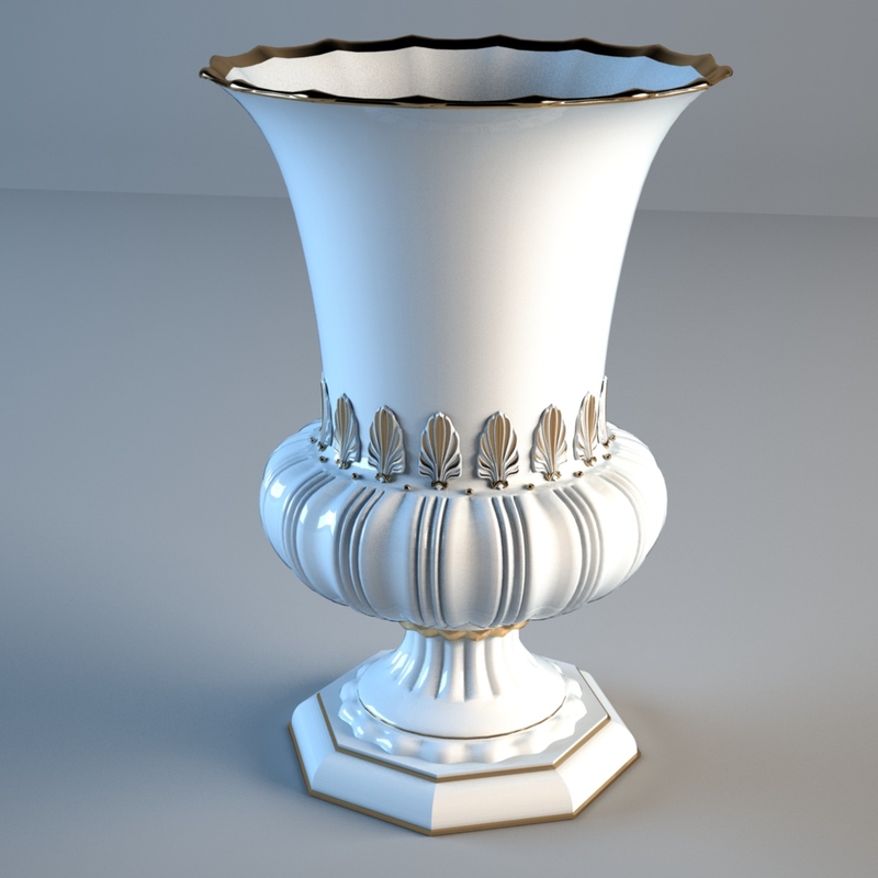 3d classical vase