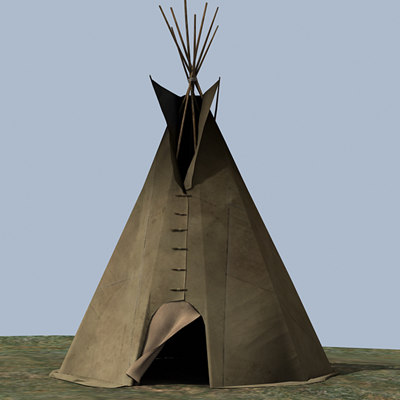 Teepee 3D Models for Download | TurboSquid