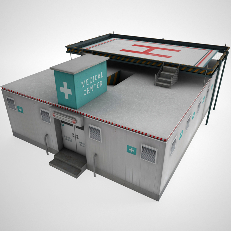 medical center 3d model