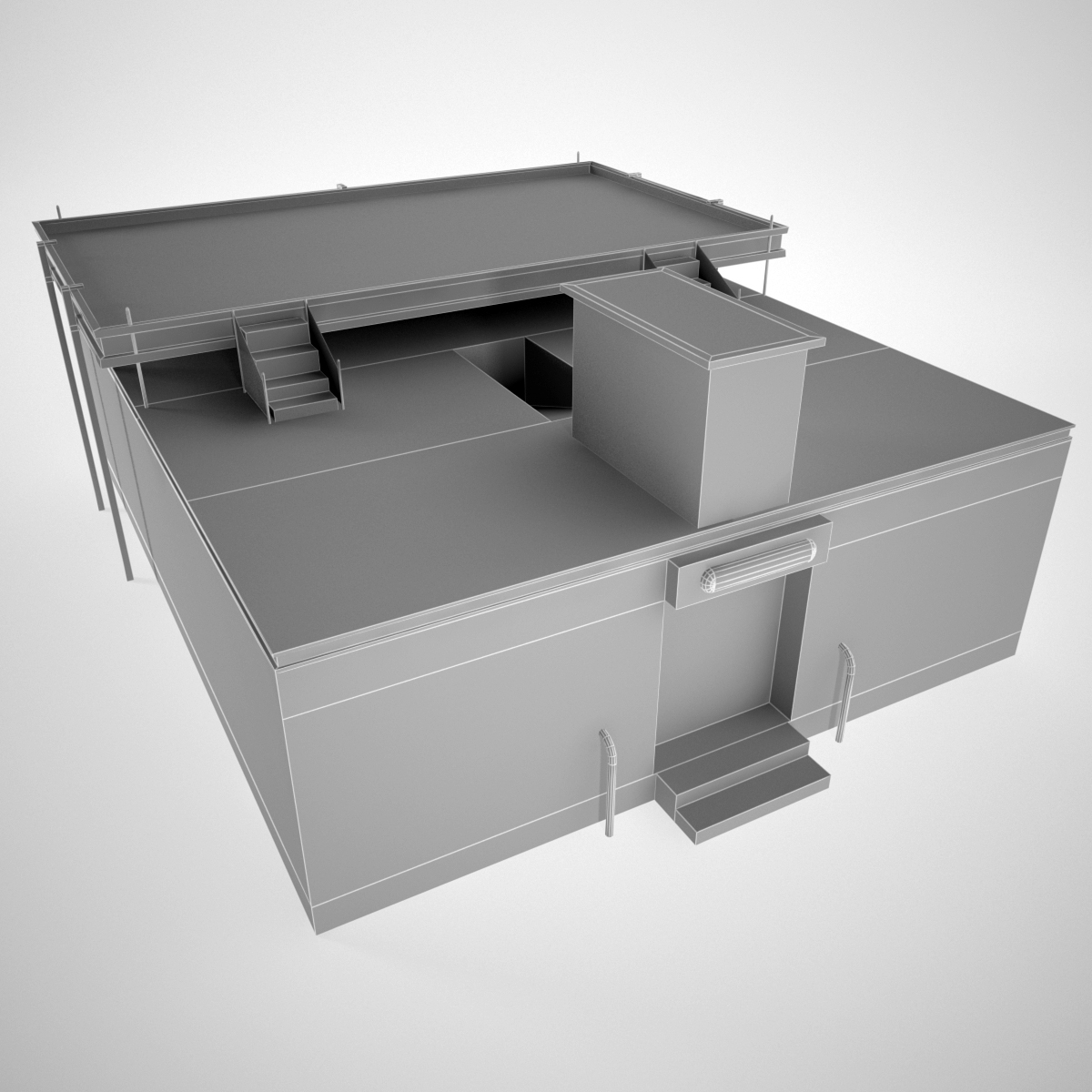 medical center 3d model