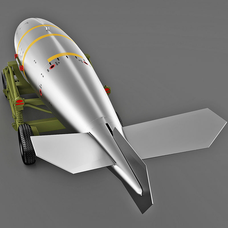 3d model nuclear bomb mark 7