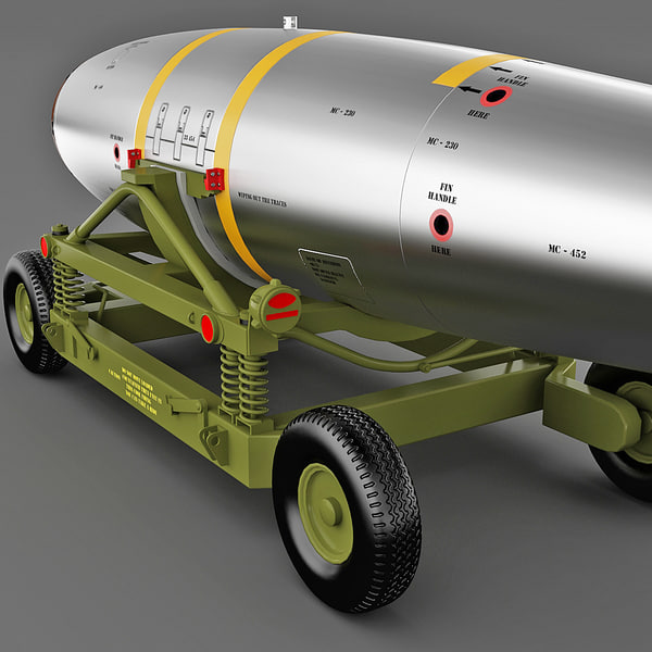 3d model nuclear bomb mark 7