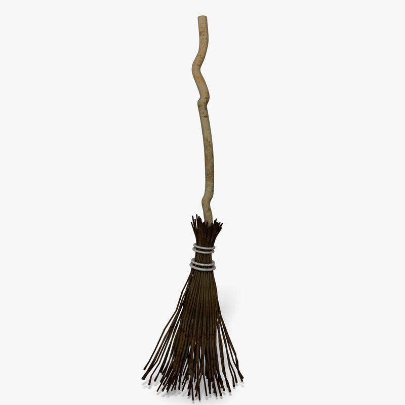 3d model of broom