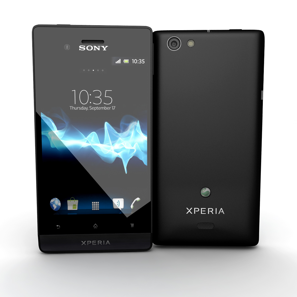 sony xperia miro smartphone 3d 3ds