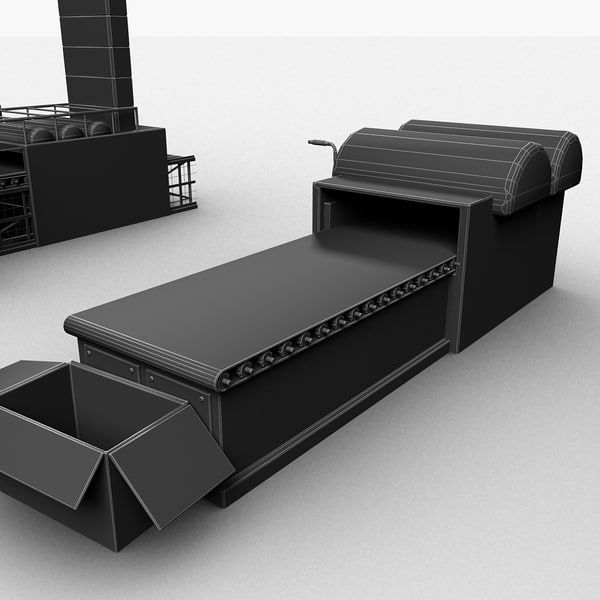 3d model machine factory